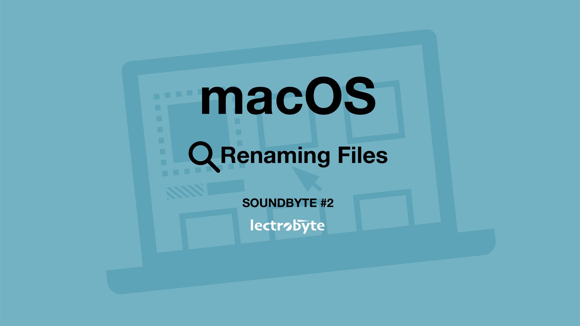 macOS - Renaming Files