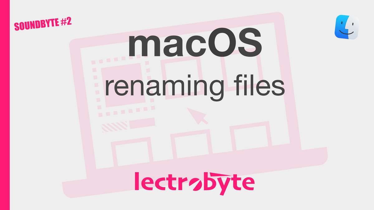 macOS - Renaming Files